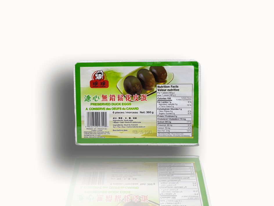 Chen Chen Preserved Duck Eggs 360g