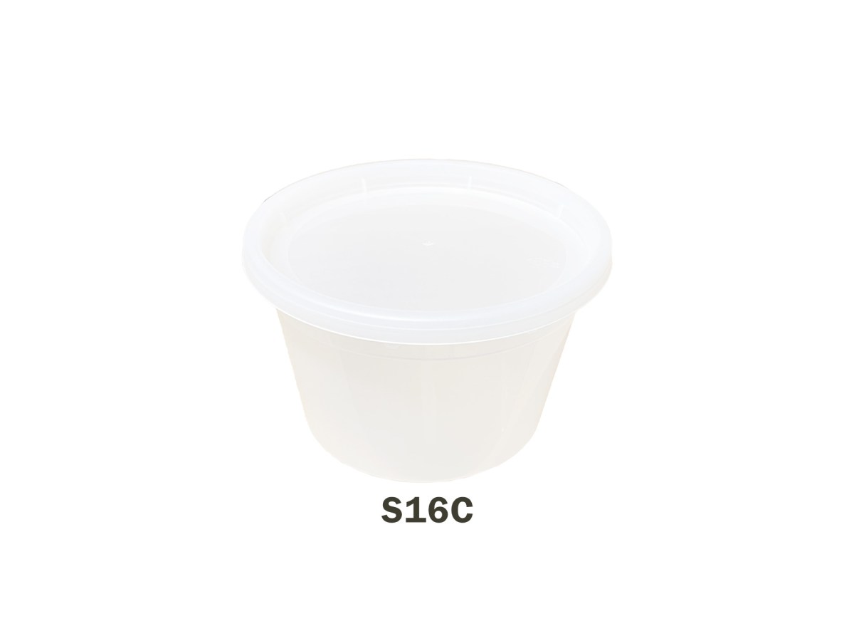 EP-93W Large 3 compartment hinged container 150 sets