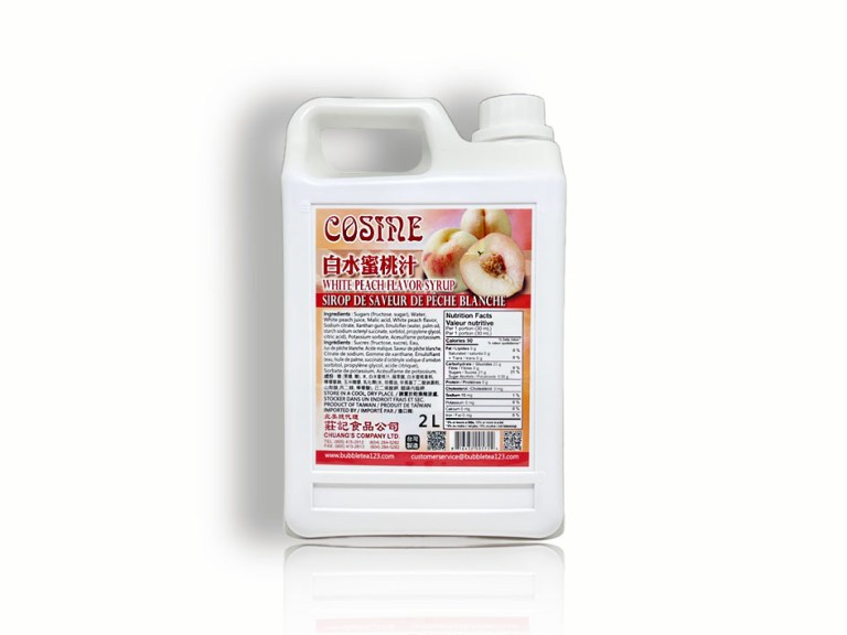 Cosine WHITE peach flavor syrup
