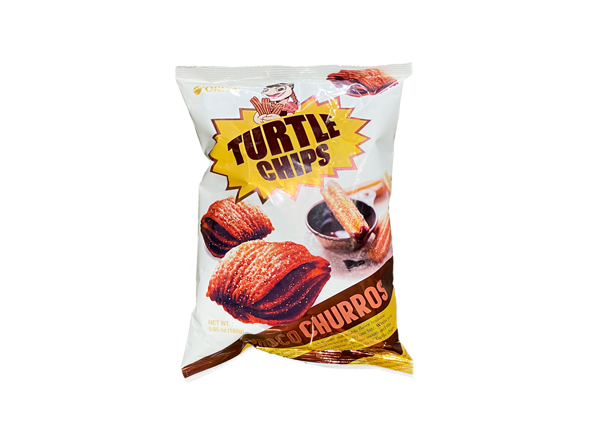 Orion Turtle Chips Choco Churros 160g
