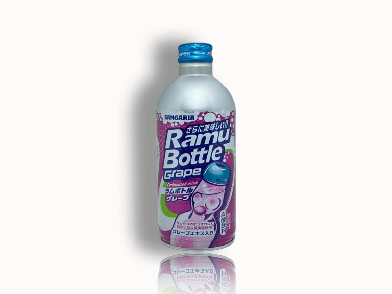 Ramu Bottle Carbonated Drink Grape 500g