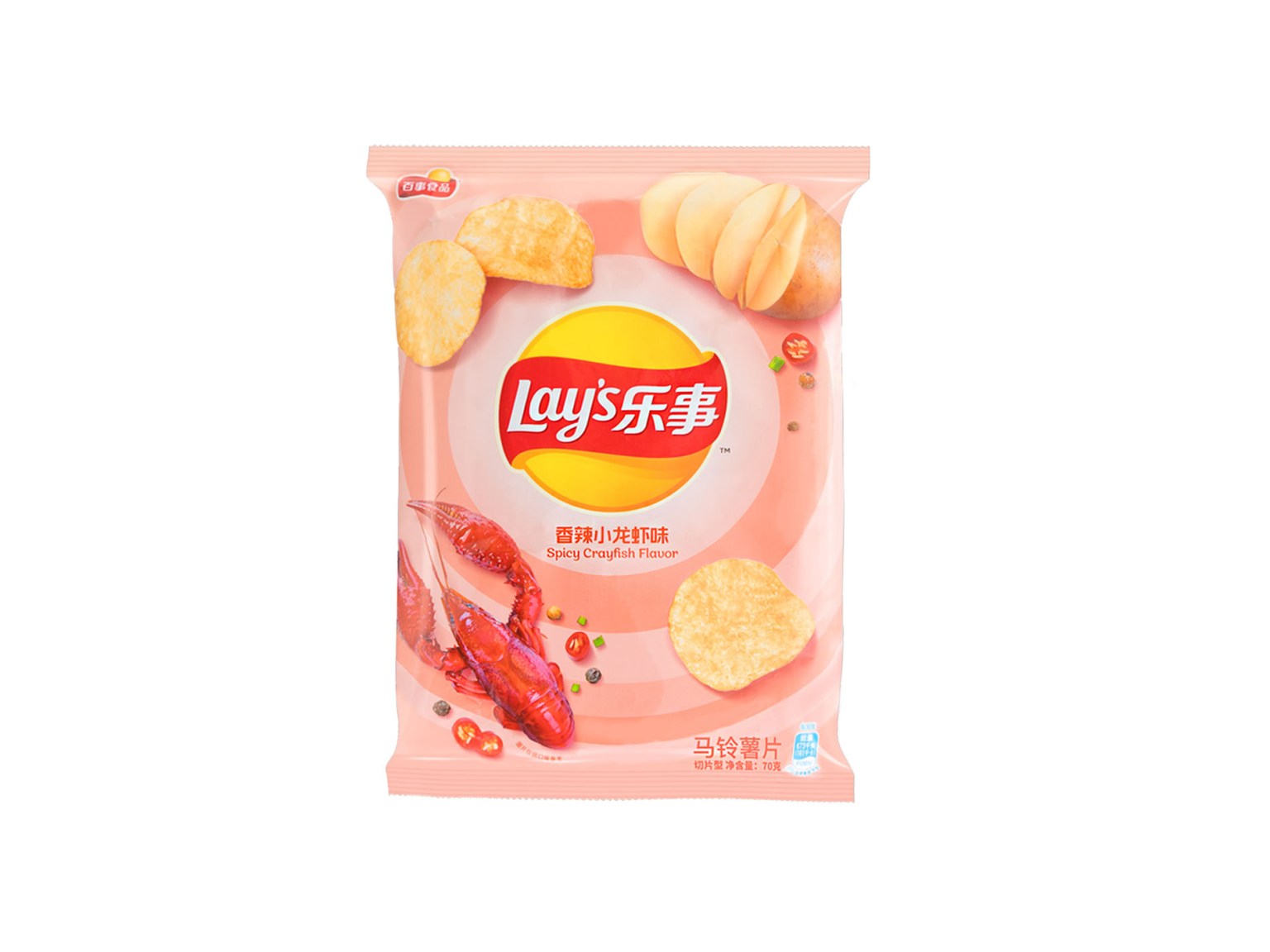 Lay’s Potato Chips Spicy Crayfish 70g