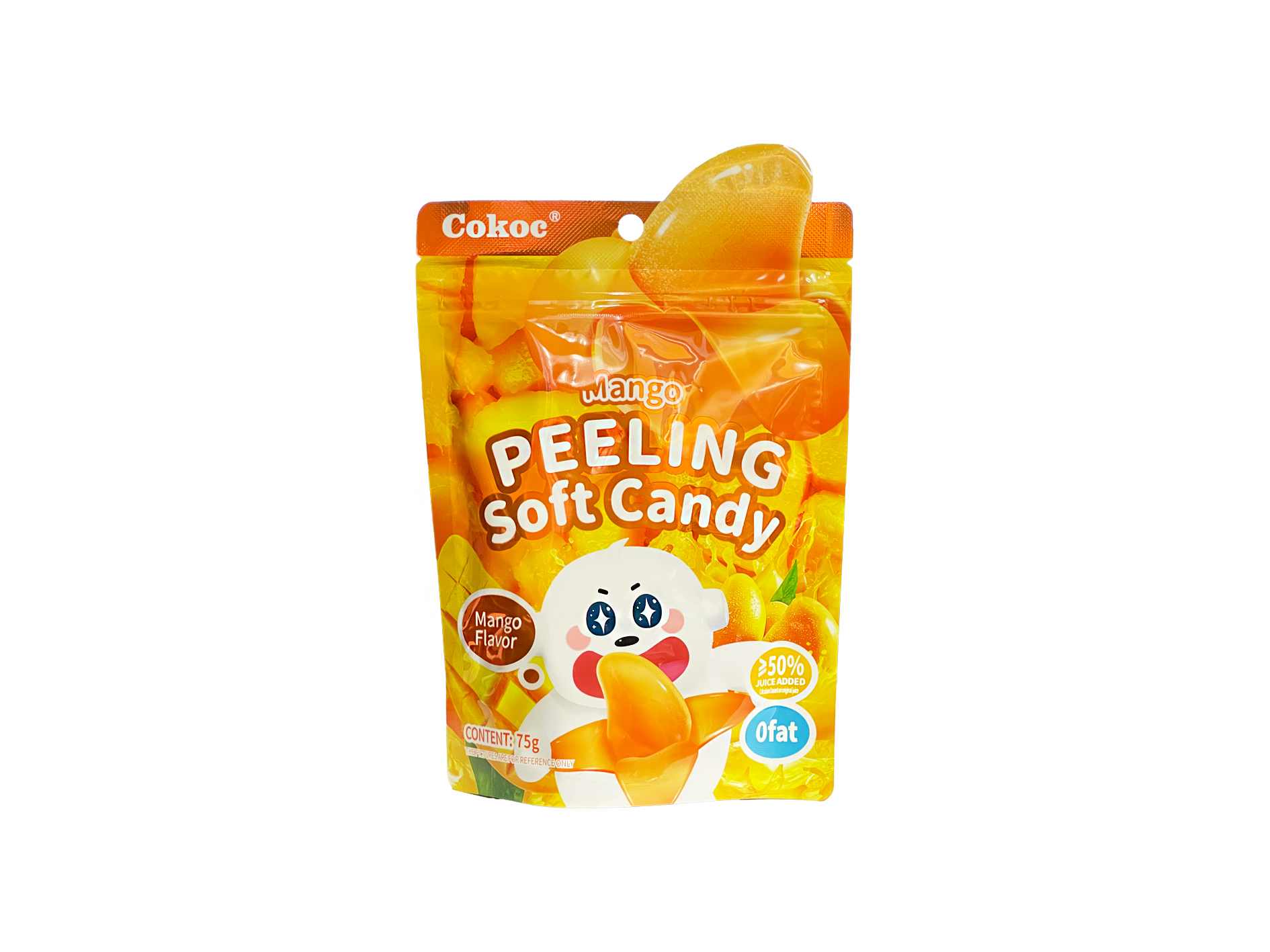 Cokoc Peelable Gummies Mango 75gx20bags/case