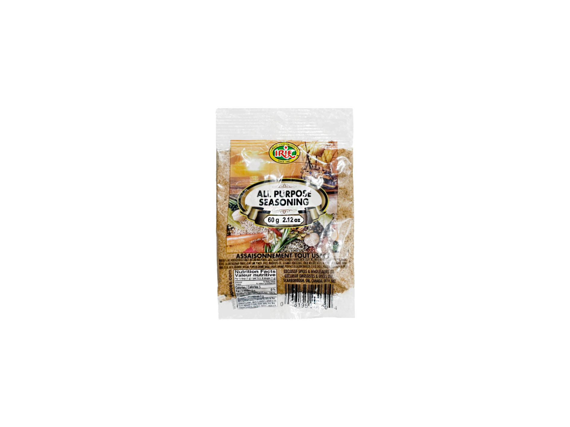 Irie All Purpose Seasoning 60gx12bag/L.bag